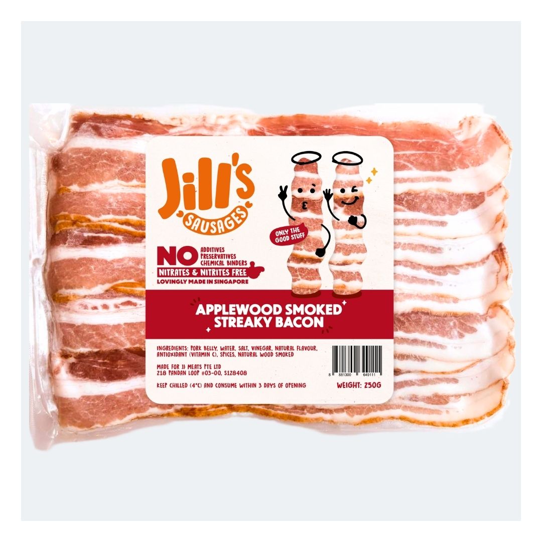 Smk Streaky Bacon 3mm, frozen – Jill's Sausages