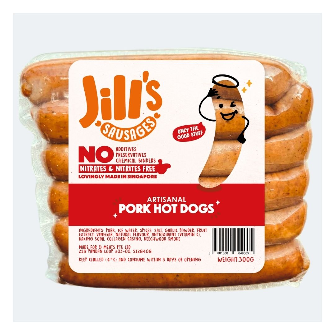 Artisanal Pork Hot Dogs, smoked – Jill's Sausages